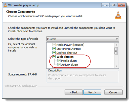 在瀏覽器上安裝 VLC 播放器套件 - ASUSTOR NAS