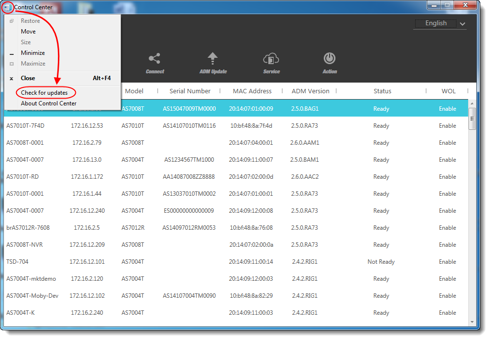 Introduction to Control Center - ASUSTOR NAS