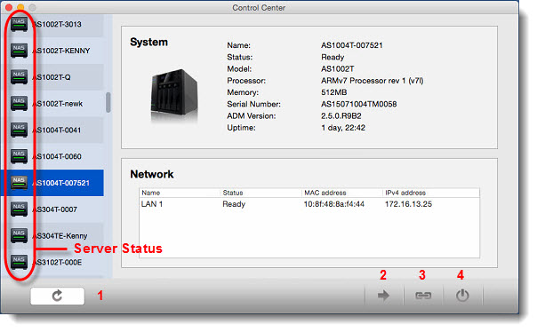 Introduction to Control Center - ASUSTOR NAS