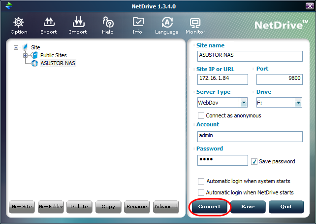 WebDAV – FTP 를 대체하는 안전한 파일 공유 - ASUSTOR NAS