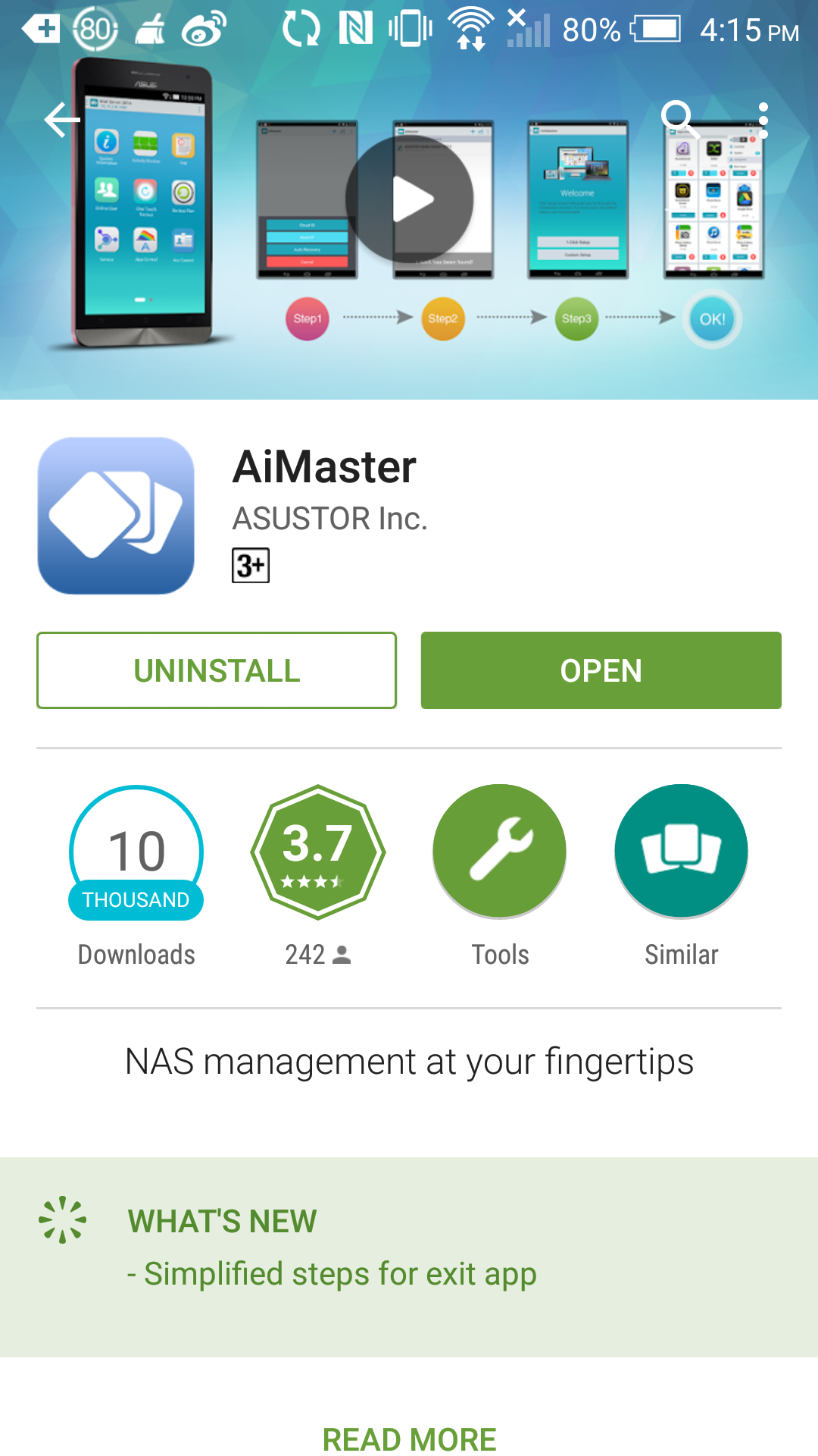 在行動裝置中使用 AiMaster - ASUSTOR NAS