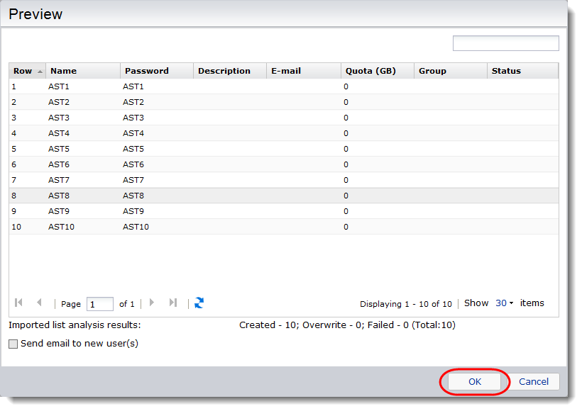 ADM Account Batch Creation and Importation - ASUSTOR NAS